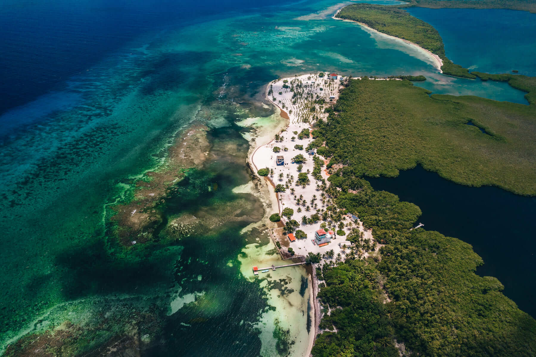 PRICE REDUCED! 14 Acres with 2,000 ft of Beach & Home on Calabash Caye ...