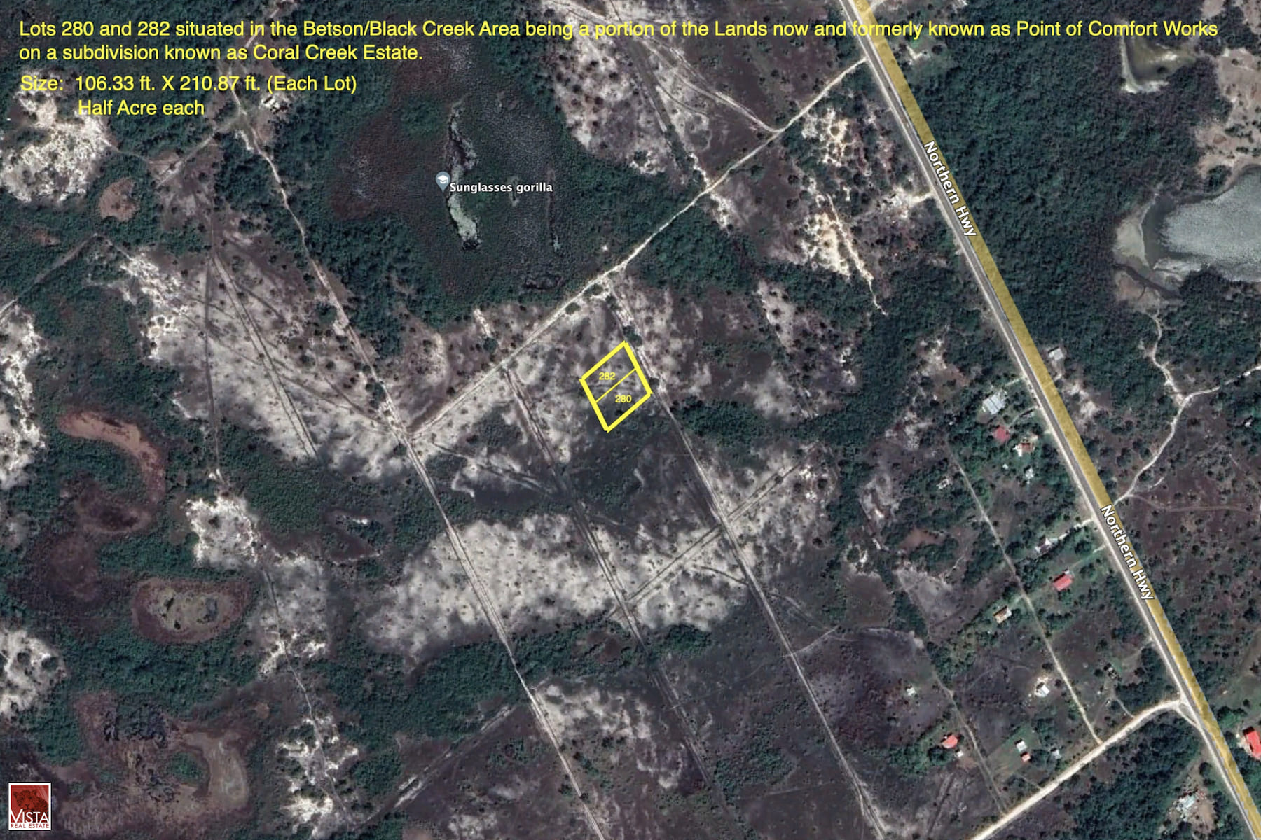 Two Adjacent 1/2-Acre Lots near Biscayne off Philip Goldson Highway ...