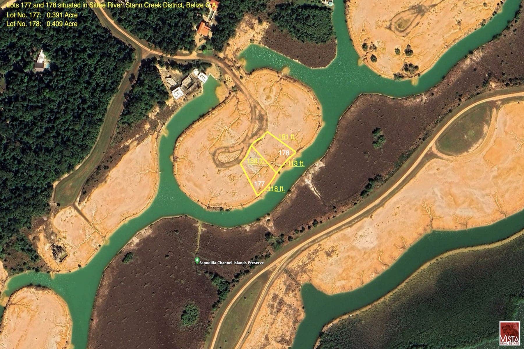 Two Lots - 231 ft. Water Frontage in an Idyllic Location b/w Placencia ...