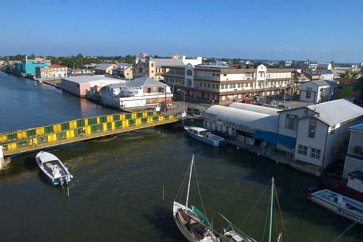 The Swing Bridge: Linking the North and South of Belize's Largest ...