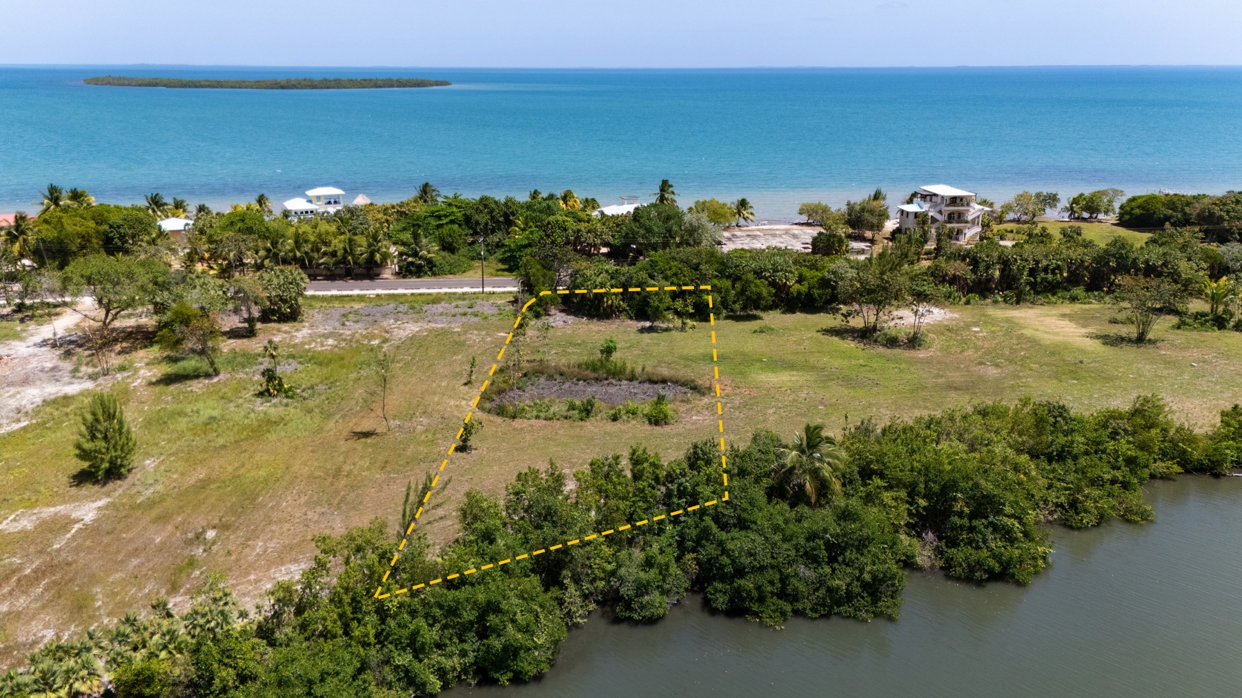 Large 0.81 Acre Road to Lagoon Waterfront Lot in Maya Beach • Vista ...